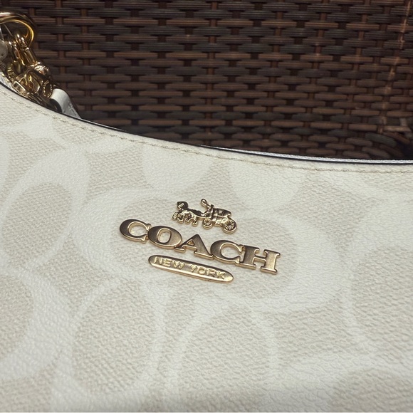 Coach | Bags | Coach Teri Shoulder Bag In Signature Canvas Ca548 | Poshmark